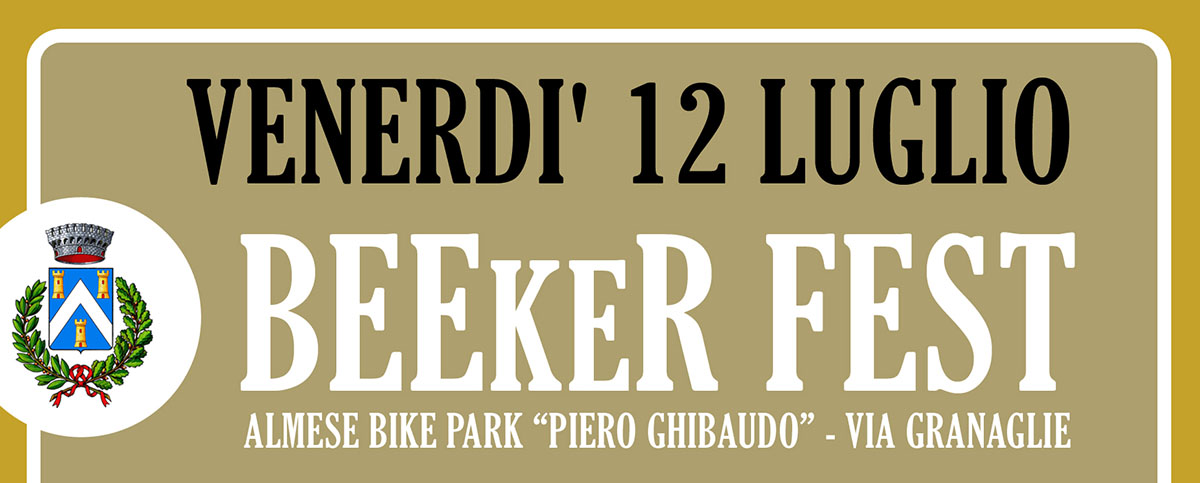 Una "BEEKER FEST" il 12 luglio ad Almese: "più pedali, più bevi ...