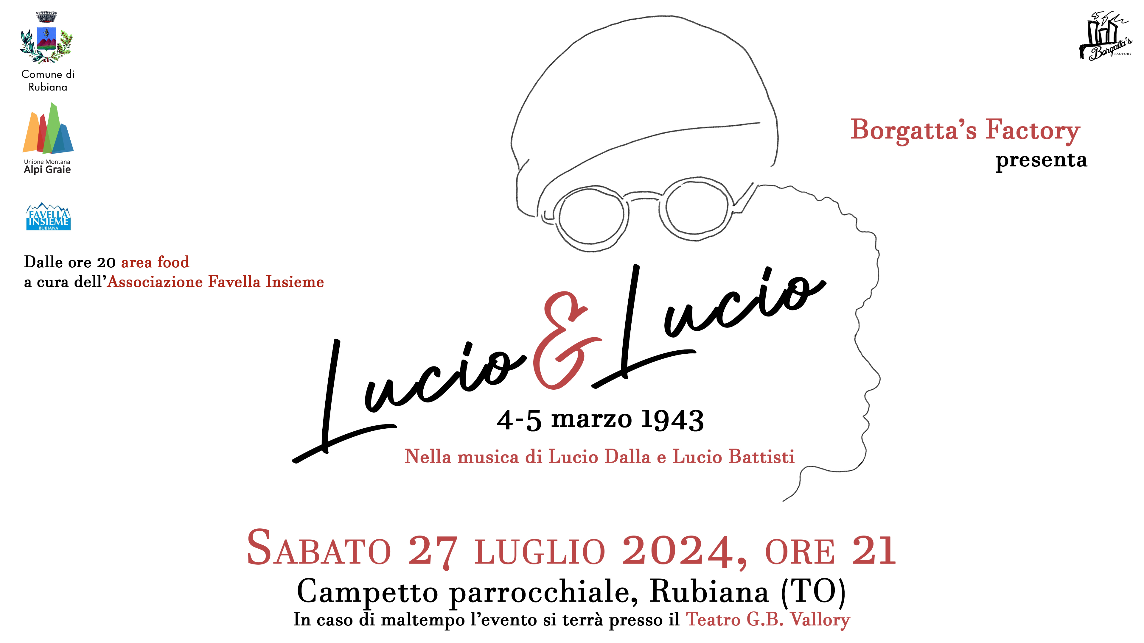 Lucio&Lucio: la musica di due grandi artisti in scena a Rubiana ...